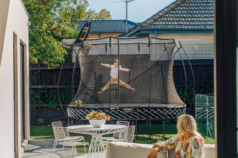 Springfree Medium Oval 8 ft x 11 ft Trampoline | Harvey Norman