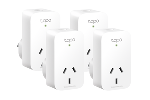 TP-Link Tapo Mini Smart Wi-Fi Plug with Energy Monitoring - 4 Pack ...