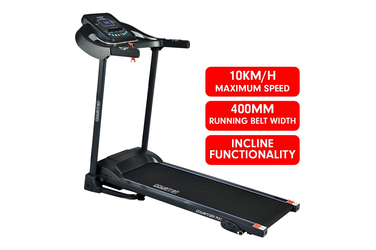 PowerTrain Treadmill MX1 Cardio Running | Harvey Norman