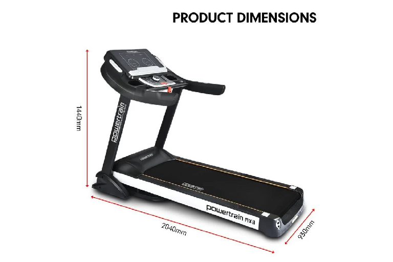 Powertrain MX3 Treadmill Performance Home Gym Cardio Machine | Harvey ...