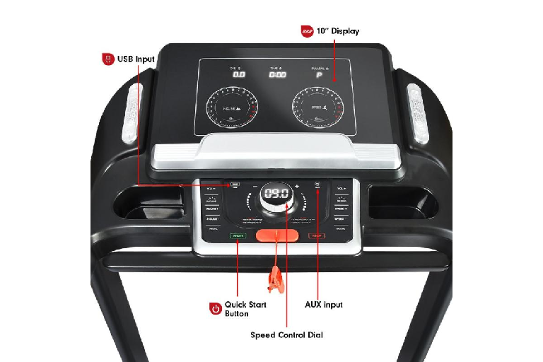 Powertrain MX3 Treadmill Performance Home Gym Cardio Machine | Harvey ...