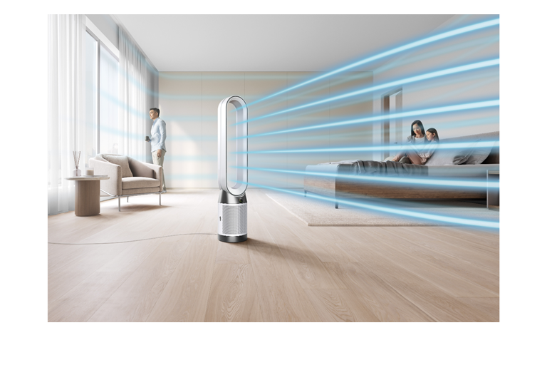 Dyson TP11 Purifier Cool Tower Fan - White | Harvey Norman