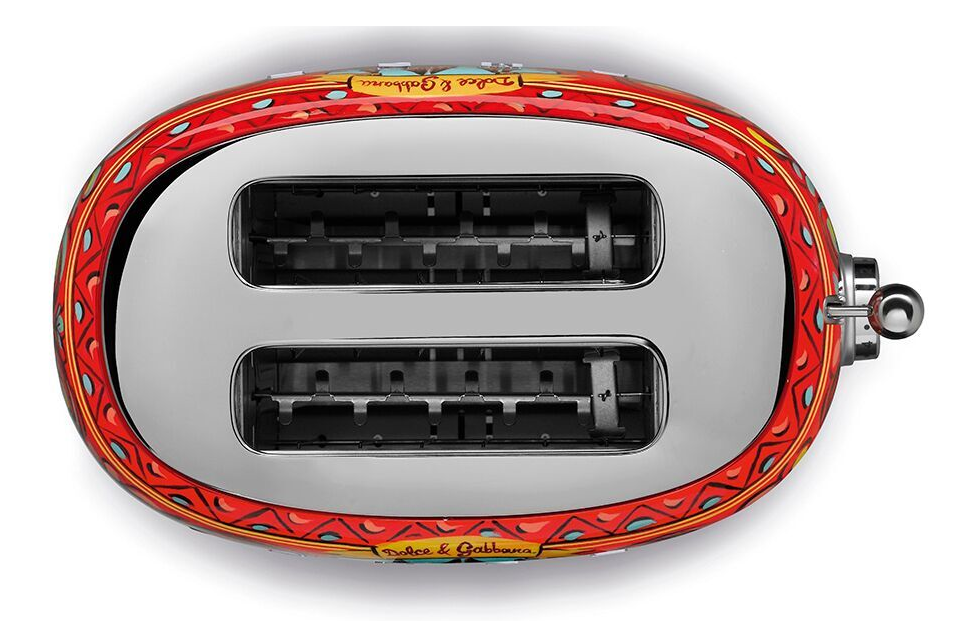 Smeg Dolce & Gabbana - Sicily is my Love - 2 Slice Toaster | Harvey Norman