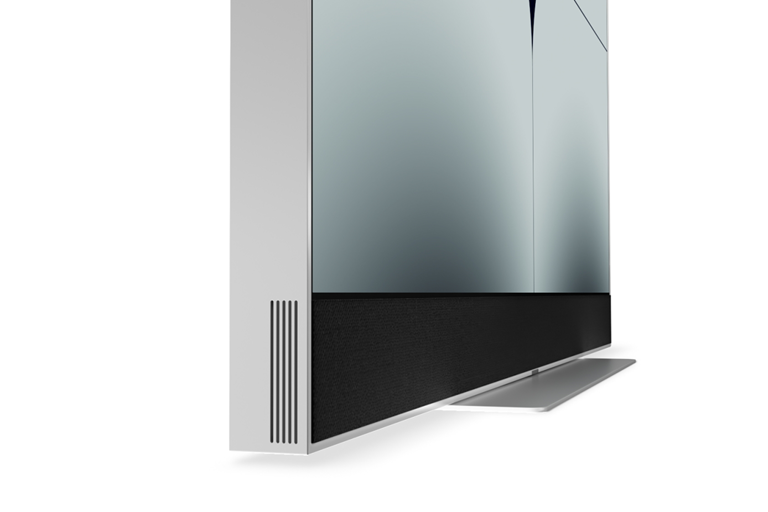 Hubbl Glass 55-inch 4K UHD LED Smart TV - Ceramic White | Harvey Norman