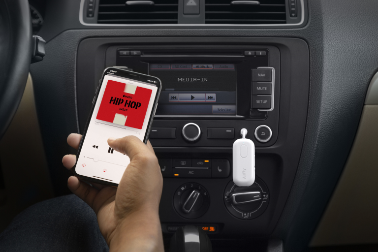 Twelve South AirFly Pro Bluetooth Audio Transmitter - White | Harvey Norman