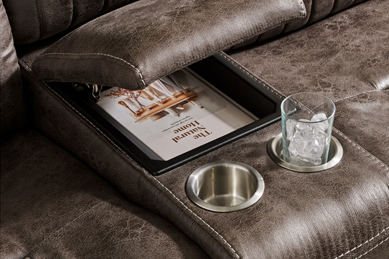 Rigel 5-Seater Powered Modular Recliner Sofa with Left-Hand Facing ...