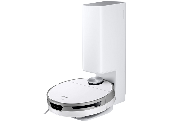Samsung BESPOKE Jet Bot+ Robotic Vacuum with Clean Station - White ...