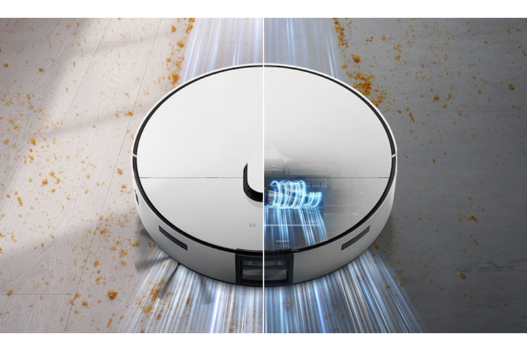 Samsung Bespoke Jet Bot Combo AI Robotic Vacuum - White | Harvey Norman