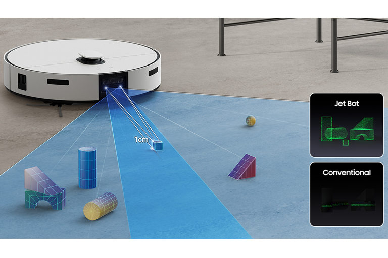 Samsung Bespoke Jet Bot Combo Ai Robotic Vacuum White Harvey Norman