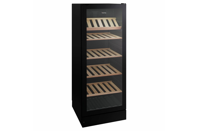 Vintec 148 Bottle Wine Cabinet - Black | Harvey Norman