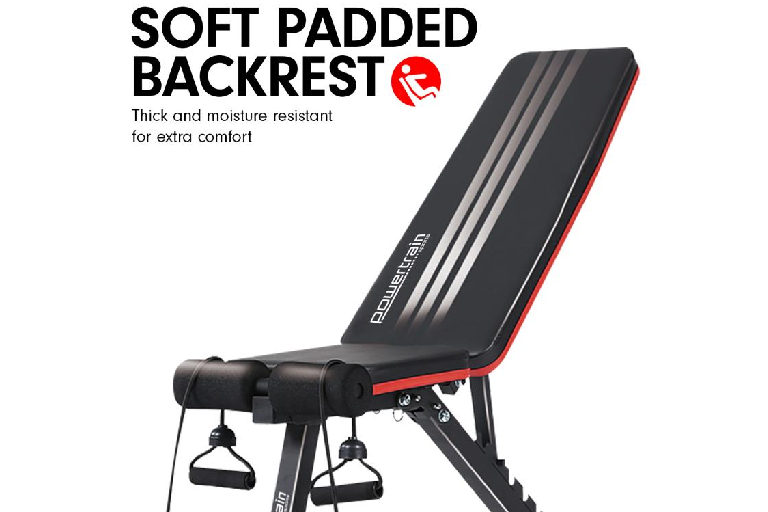 Powertrain Adjustable Fid Fitness Bench | Harvey Norman