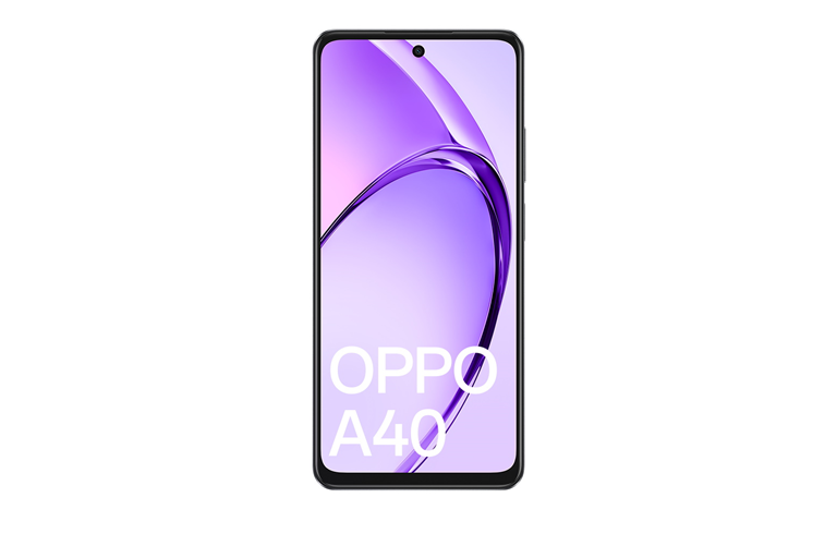 OPPO A40 - Sparkle Black | Harvey Norman